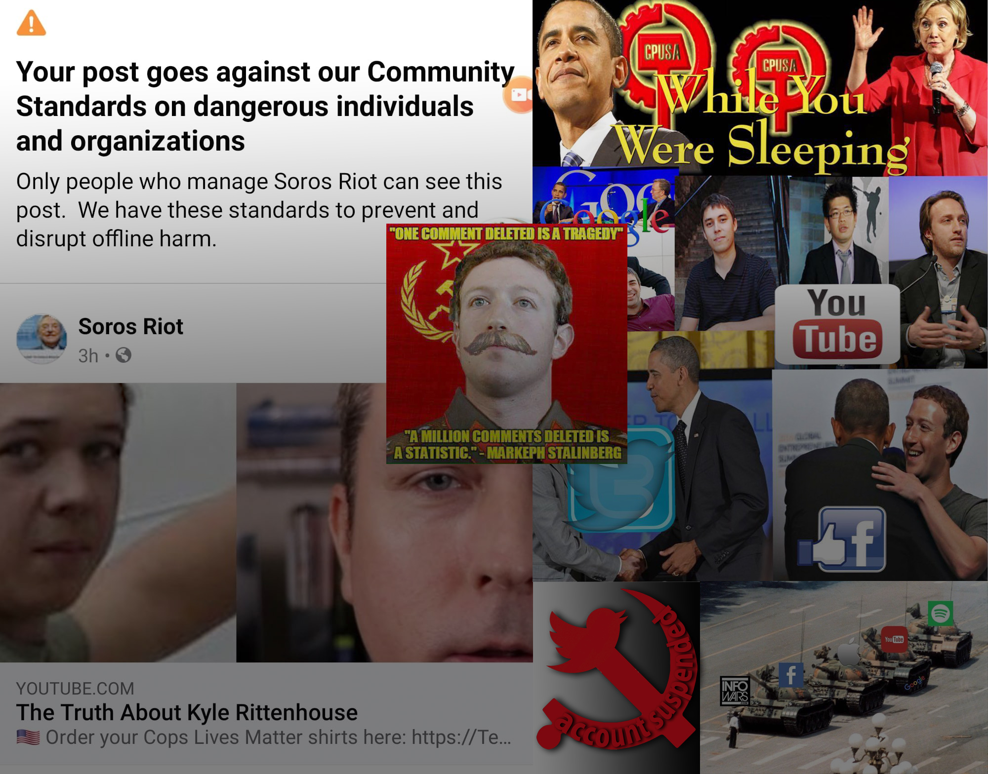 FB Communist Standards Marks Dice Video as Violation – WarOnPress